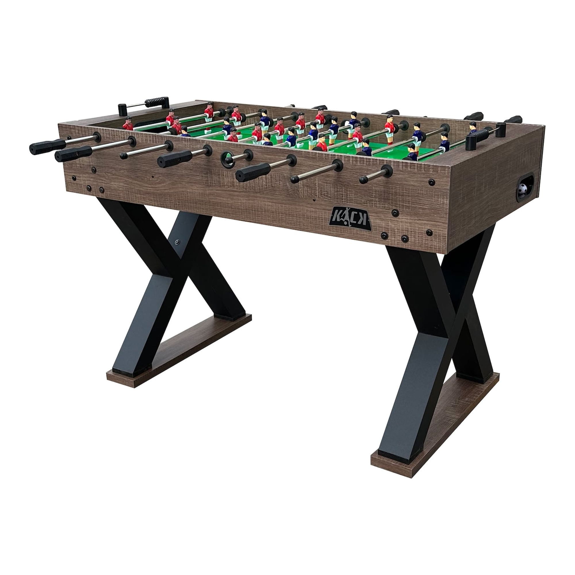 KICK Drias 48" Foosball Table (Brown) - Walmart.com
