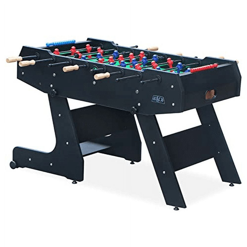 KICK Majesty 55" Folding Foosball Table (Black) - Walmart.com