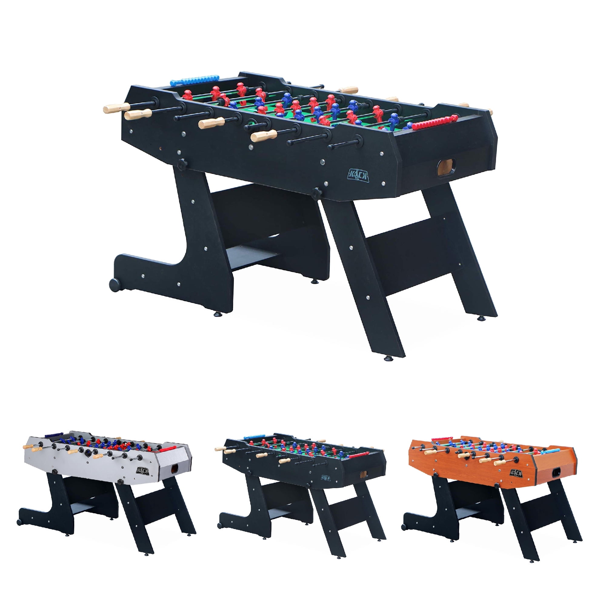 "KICK Player Majesty 55"" Durable Folding Foosball Table (Black ...