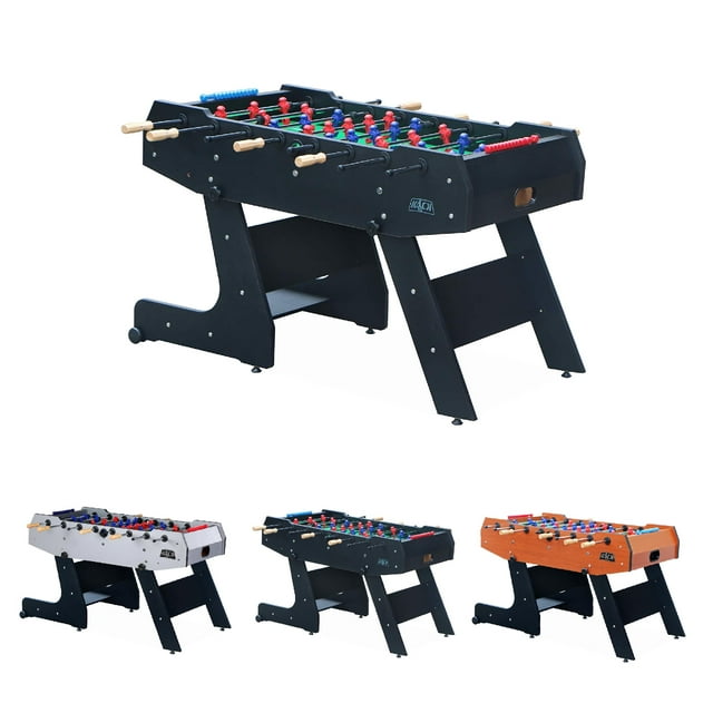 "KICK Player Majesty 55"" Durable Folding Foosball Table (Black ...