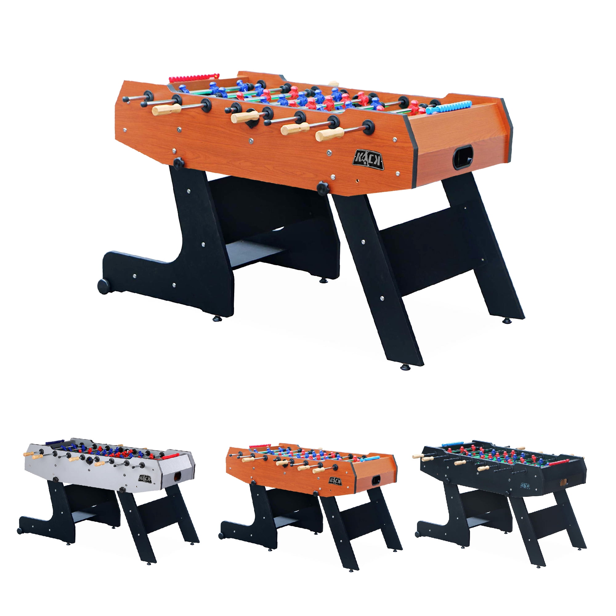 KICK Majesty 55″ Folding Foosball Table (Brown) - Walmart.com