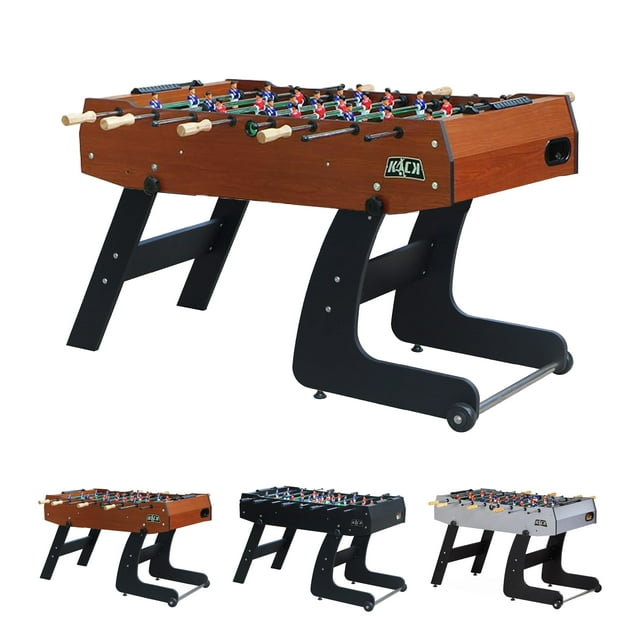 KICK Monarch 48" Folding Foosball Table (Brown) - Walmart.com