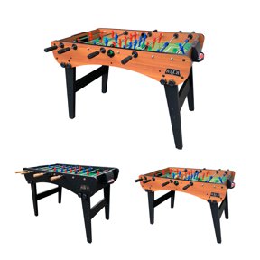 KICK Duo Family Rod, 30″ 2-in-1 Mini Foosball & Push Hockey Table Set ...