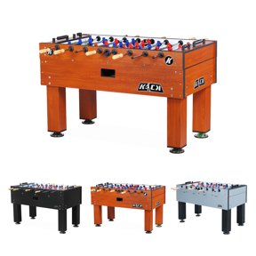 KICK Duo Family Rod, 30″ 2-in-1 Mini Foosball & Push Hockey Table Set ...
