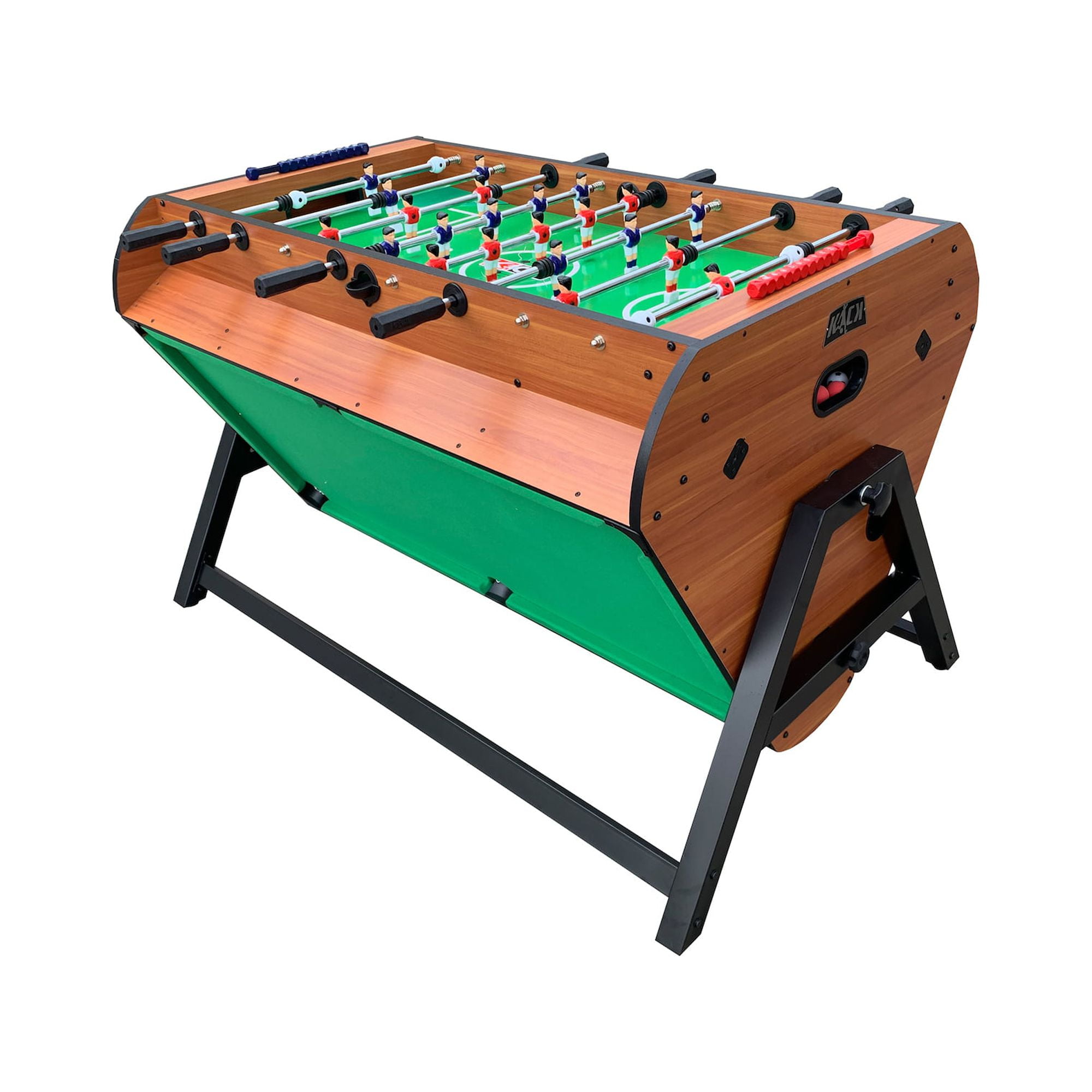 KICK Triplex 55″ Telescopic Rods 3-in-1 Swivel Multi Game Table (Brown ...