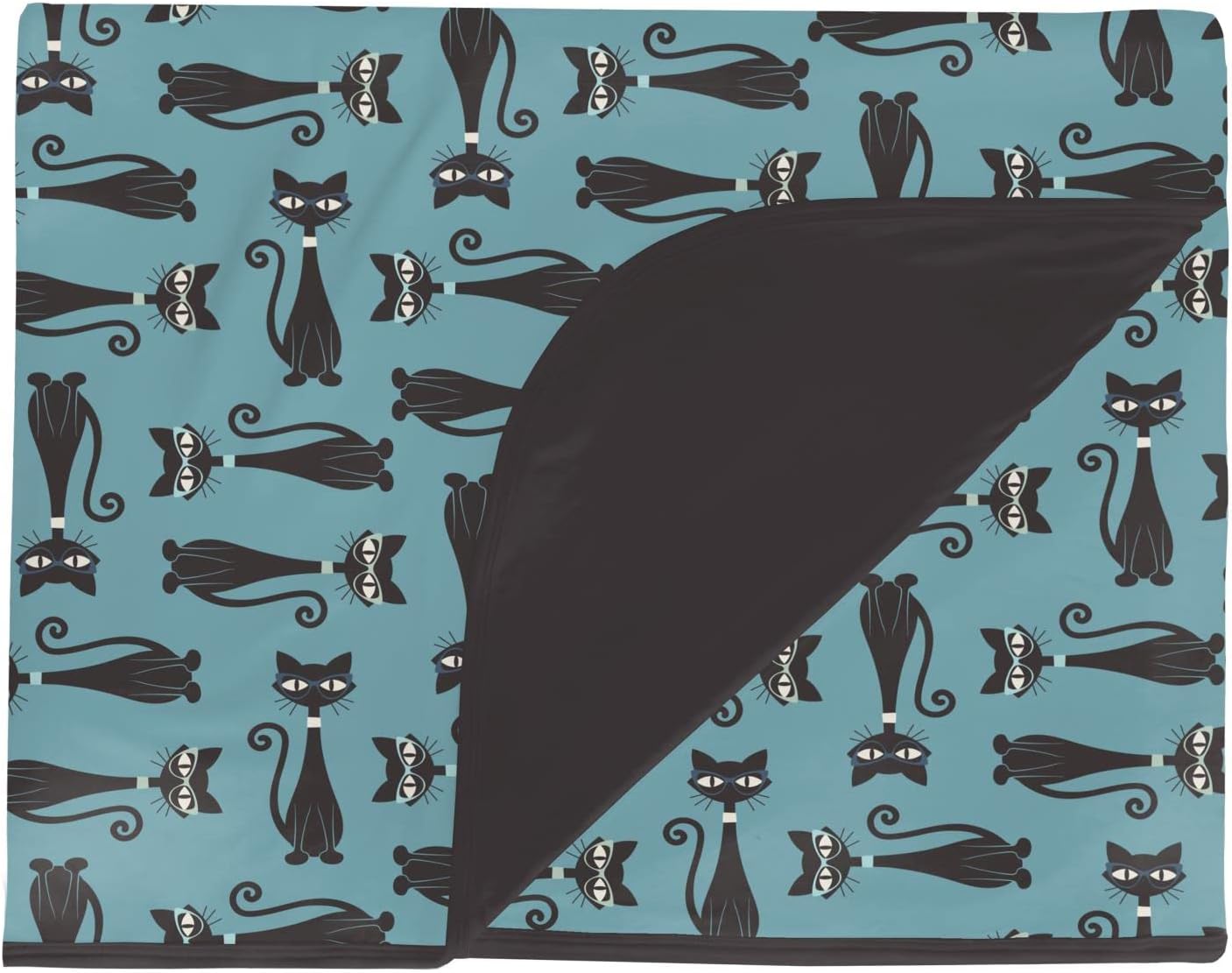 KICKEE Printed Double Layer Throw Blanket, Large 55” X 75” Size For Any ...