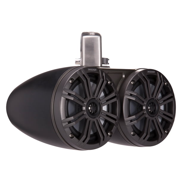 KICKER 45KMTDC65 - KMTC Series 390W 2-Ohm 6.5" Charcoal Dual Wake Tower ...
