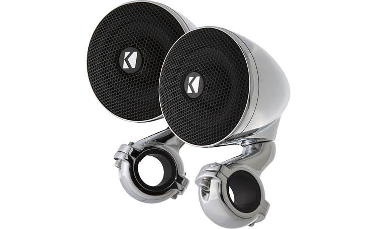 KICKER 47PSM34 Mini 4 Ohm Weatherproof Speaker System for Motorcycles ...