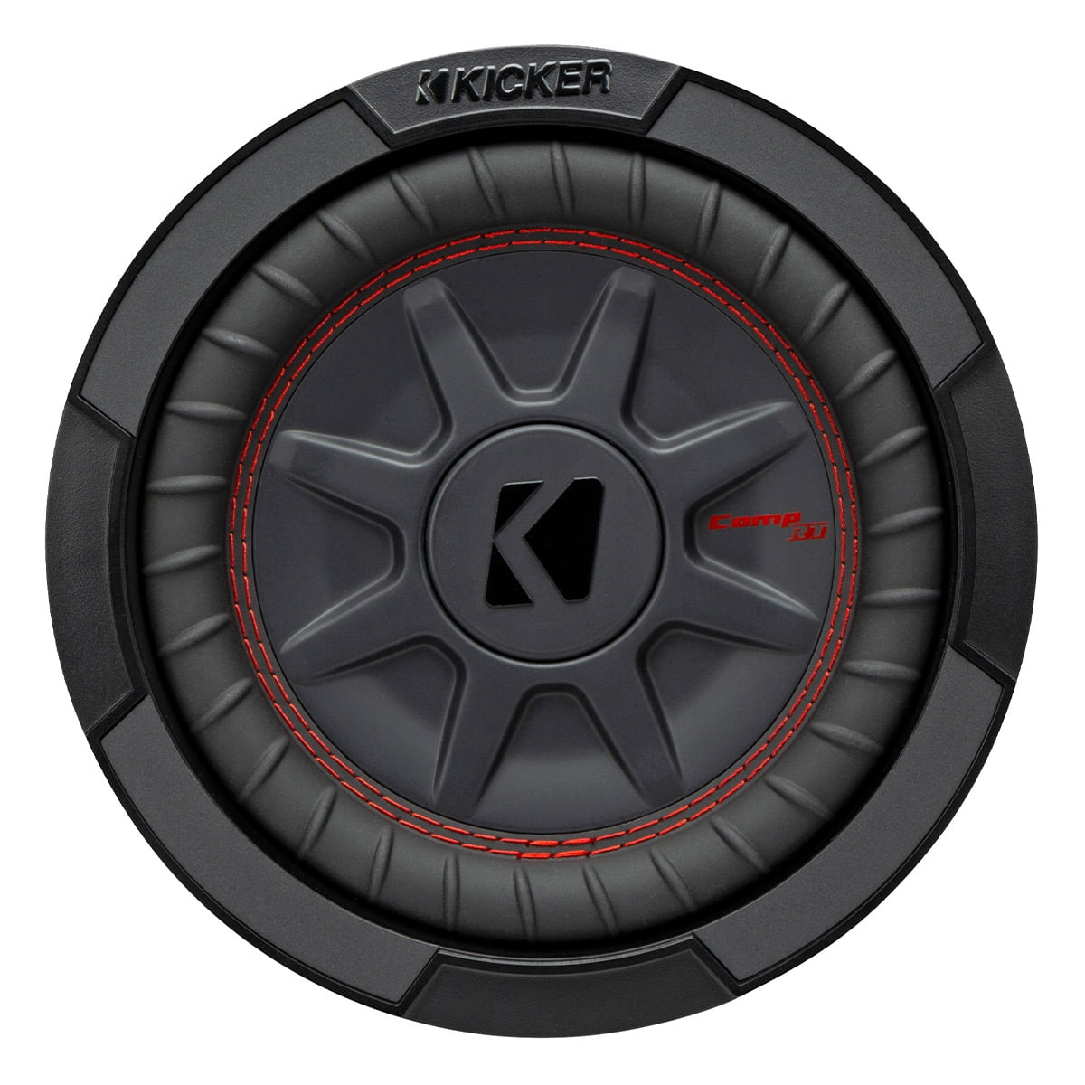 KICKER CompRT 8 Inch 600 Watts 2 Ohm Auto Subwoofer, Shallow Mount for ...