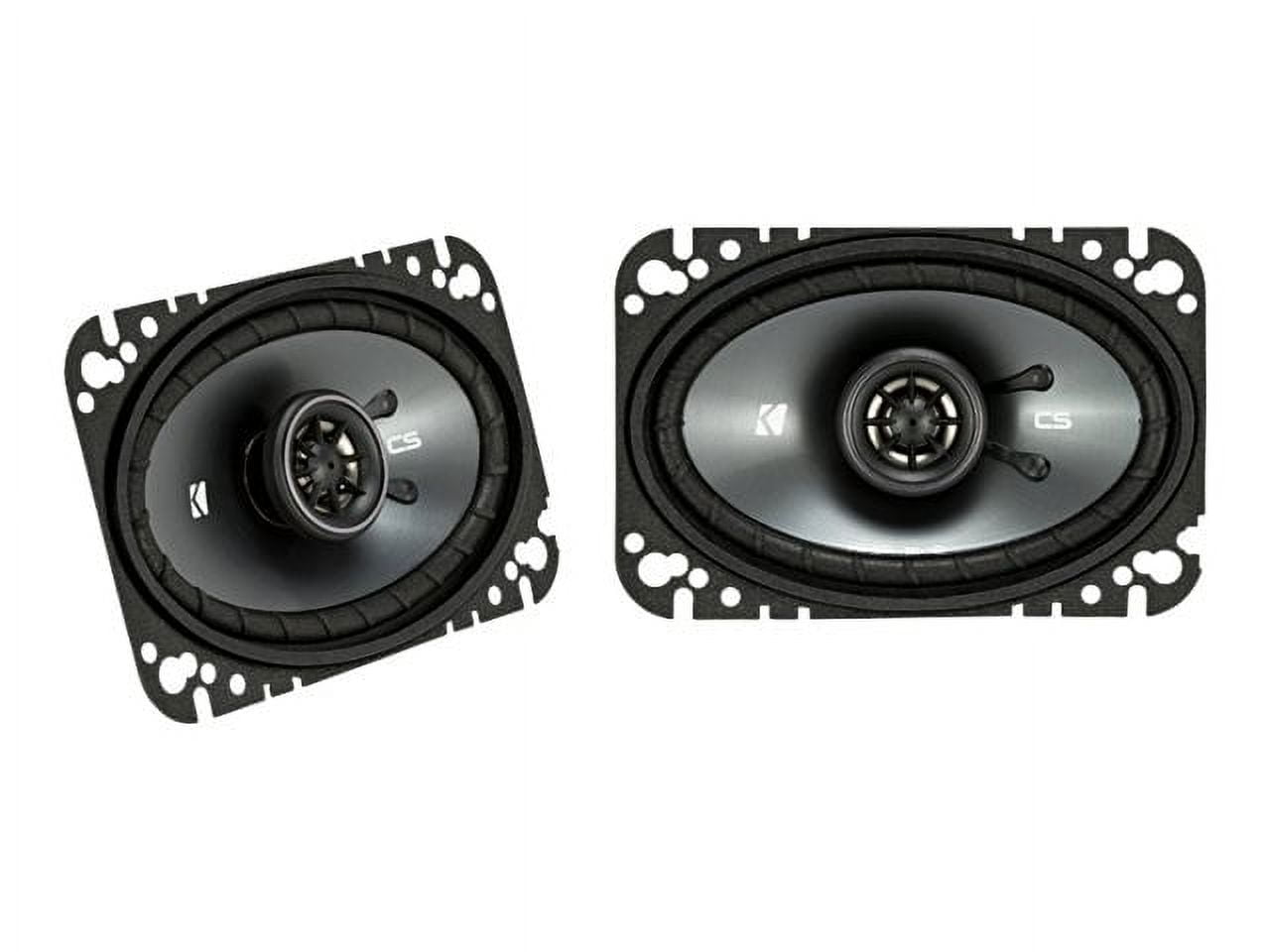 "Kicker CSC46 4x6"" Full Range Coaxial Speakers Pair, 300W RMS ...