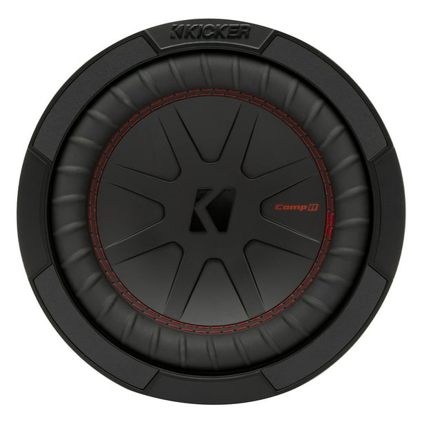 KICKER CompR 8 Inch 2 Ohm DVC 600W Peak Power Car Audio Subwoofer ...