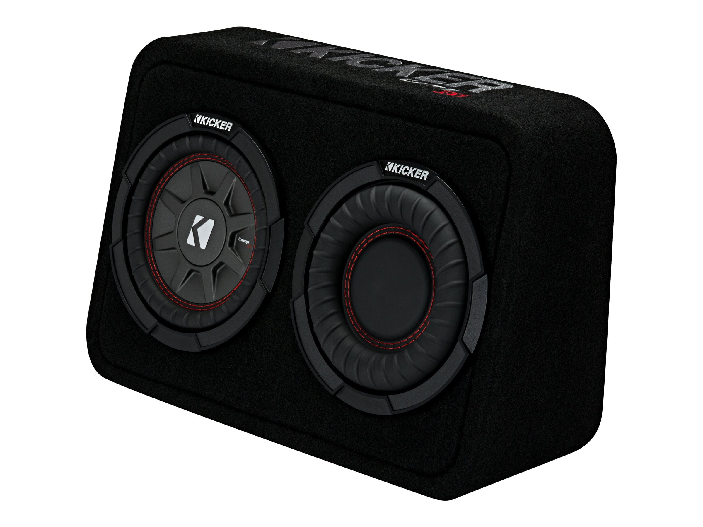 KICKER CompRT Loaded Enclosures 43TCWRT674 - Subwoofer - for car - 150 Watt - 6.75" - sleek ...