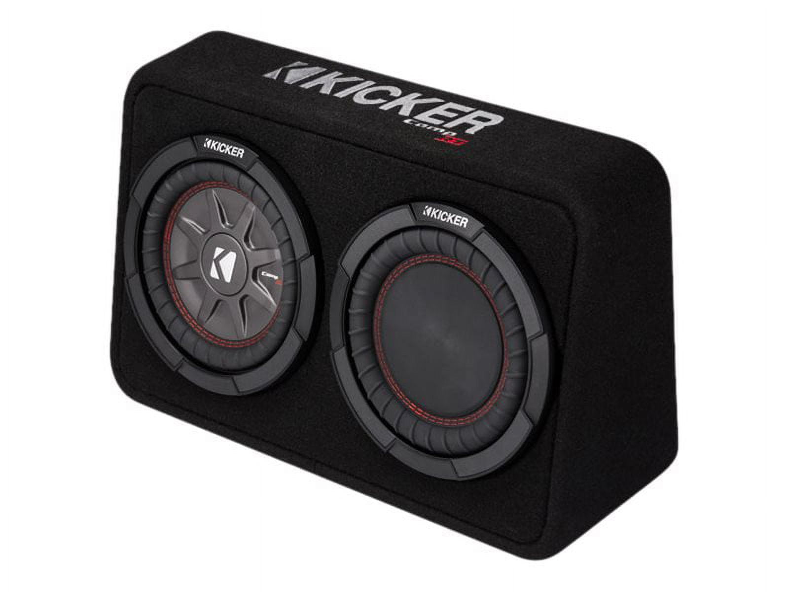 KICKER CompRT - Subwoofer - for car - 300 Watt - 8" - black - Walmart.com