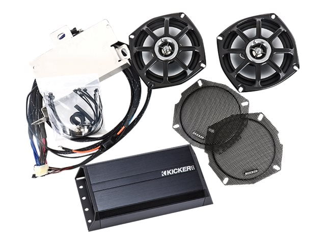 Kicker RVICXCT10 Klock Werks Fit Kit Rear Speaker/Amplifier Upgrade Kit ...