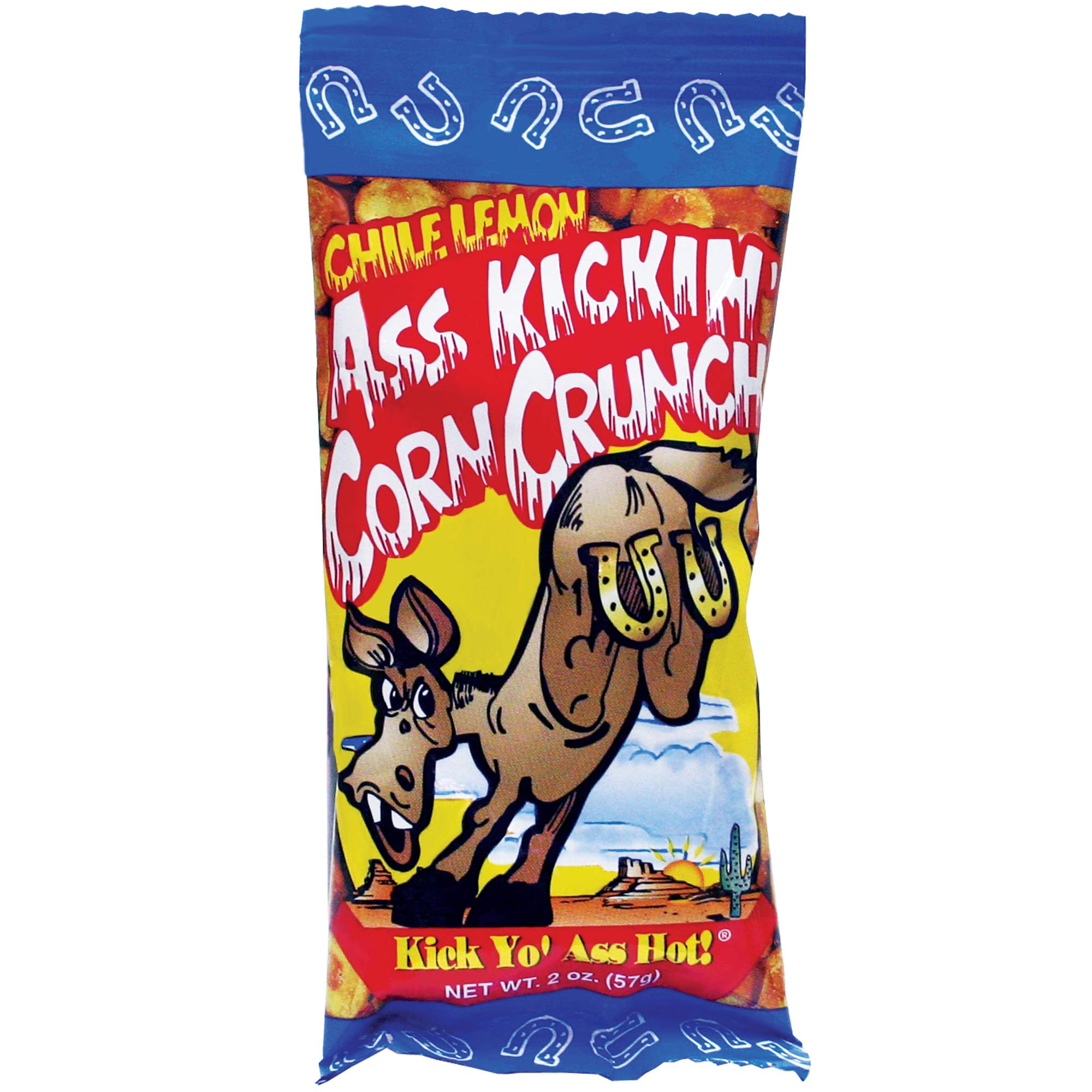 KICKIN' Chile Lemon Corn AIF4 Crunch - Zesty Spicy Corn Snack - (6) 2 ...