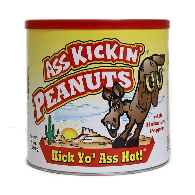 KICKIN’ Habanero Pepper Spicy Hot Peanuts – 3 LB - Perfect Premium Hot ...