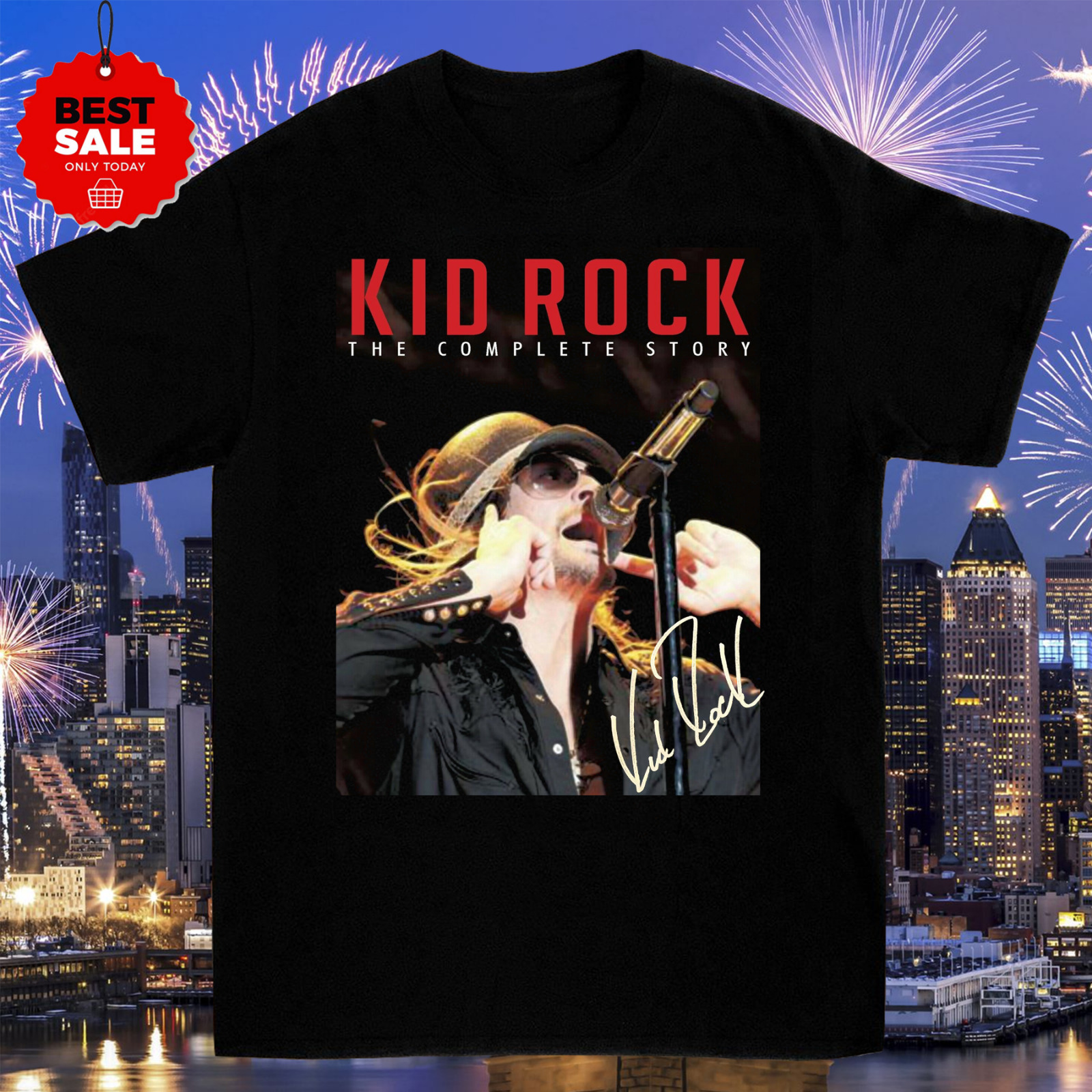 KID ROCK Sealed 2023 Thank You For The Signatures T Shirt EE1034 ...
