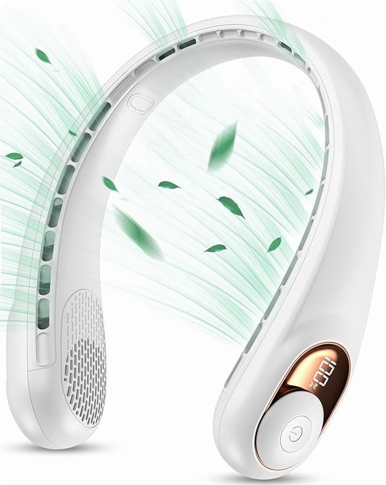 KIDEE Neck Fan, Portable Bladeless Neck Fans, Upgrade 360 ° Airflow ...