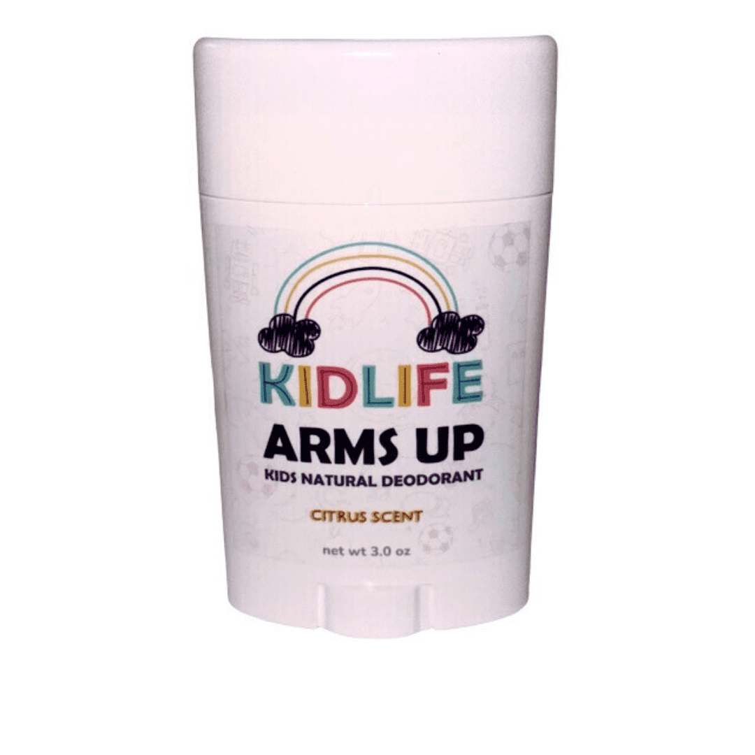 KIDLIFE Arm's Up Kids Deodorant 3 oz Light Citrus Scent Vegan ...