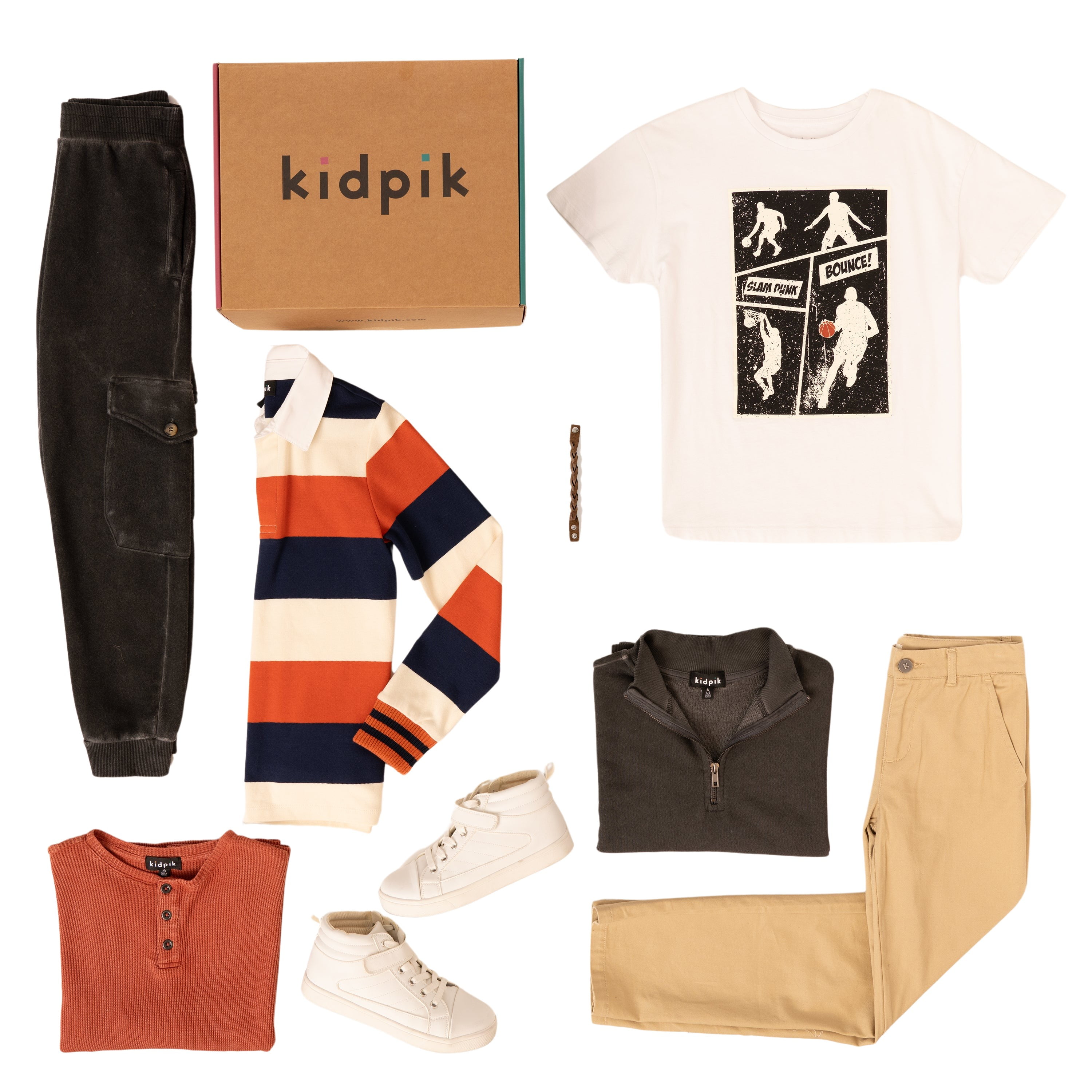 KIDPIK Boys Slam Dunk Outfit Set, 8-Piece, Size: 3 - 8 - Walmart.com