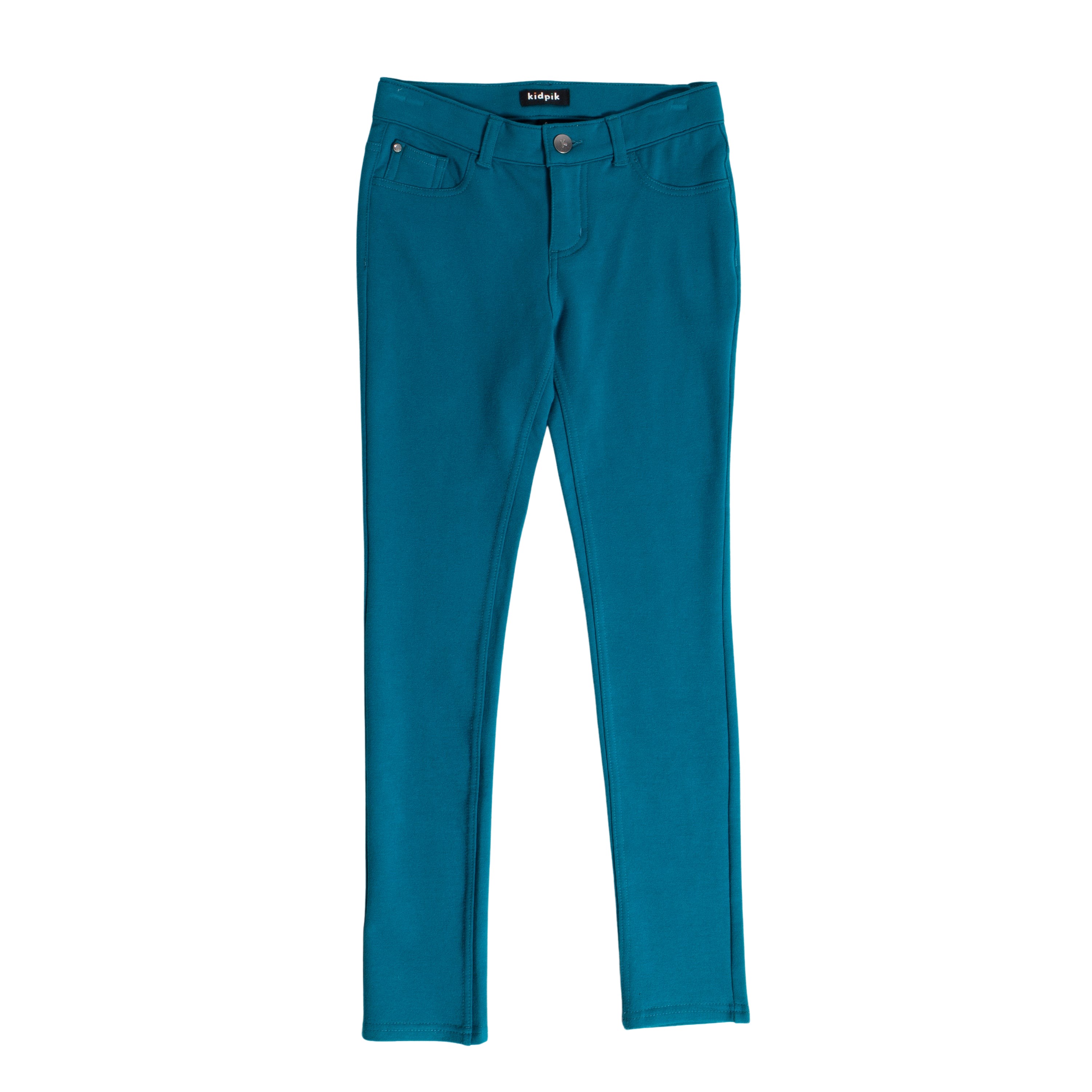 KIDPIK Girls Super Soft 5 Pocket Knit Skinny Pant, Size: 2T - XXL (16 ...