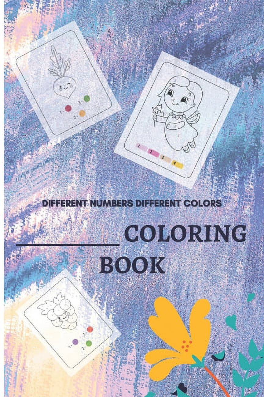 KIDS COLORING BOOK, Just Follow the Numbers, 1st Coloring Book ...