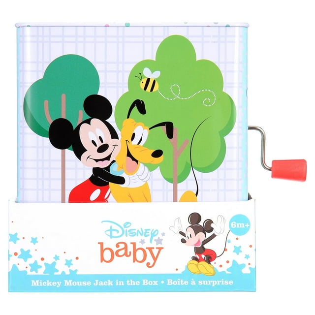 KIDS PREFERRED Disney Baby Mickey Mouse Interactive Jack-in-The-Box ...