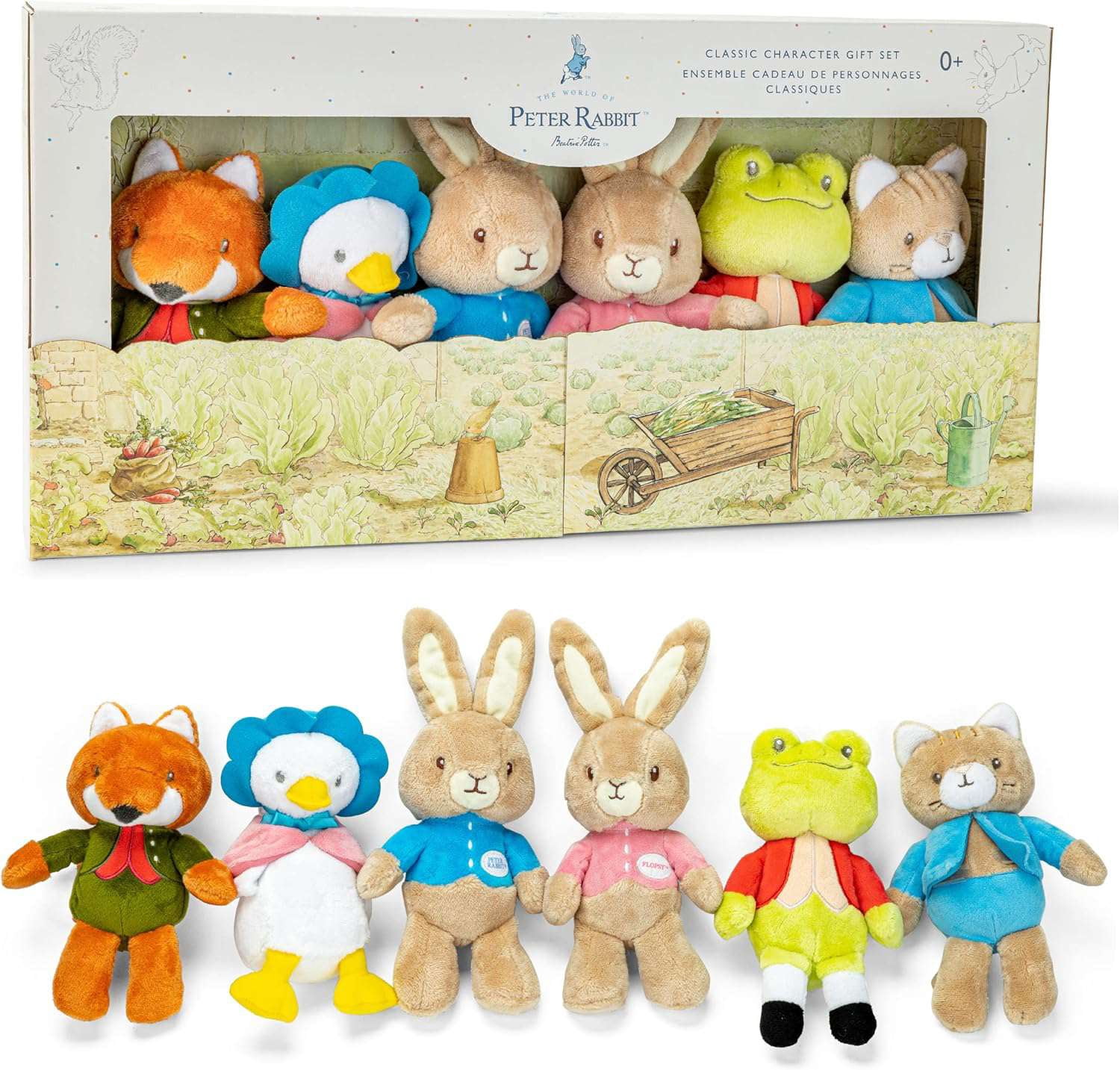 Peter Rabbit Classic Characters Gift Set Plush 4-Pack - Walmart.com