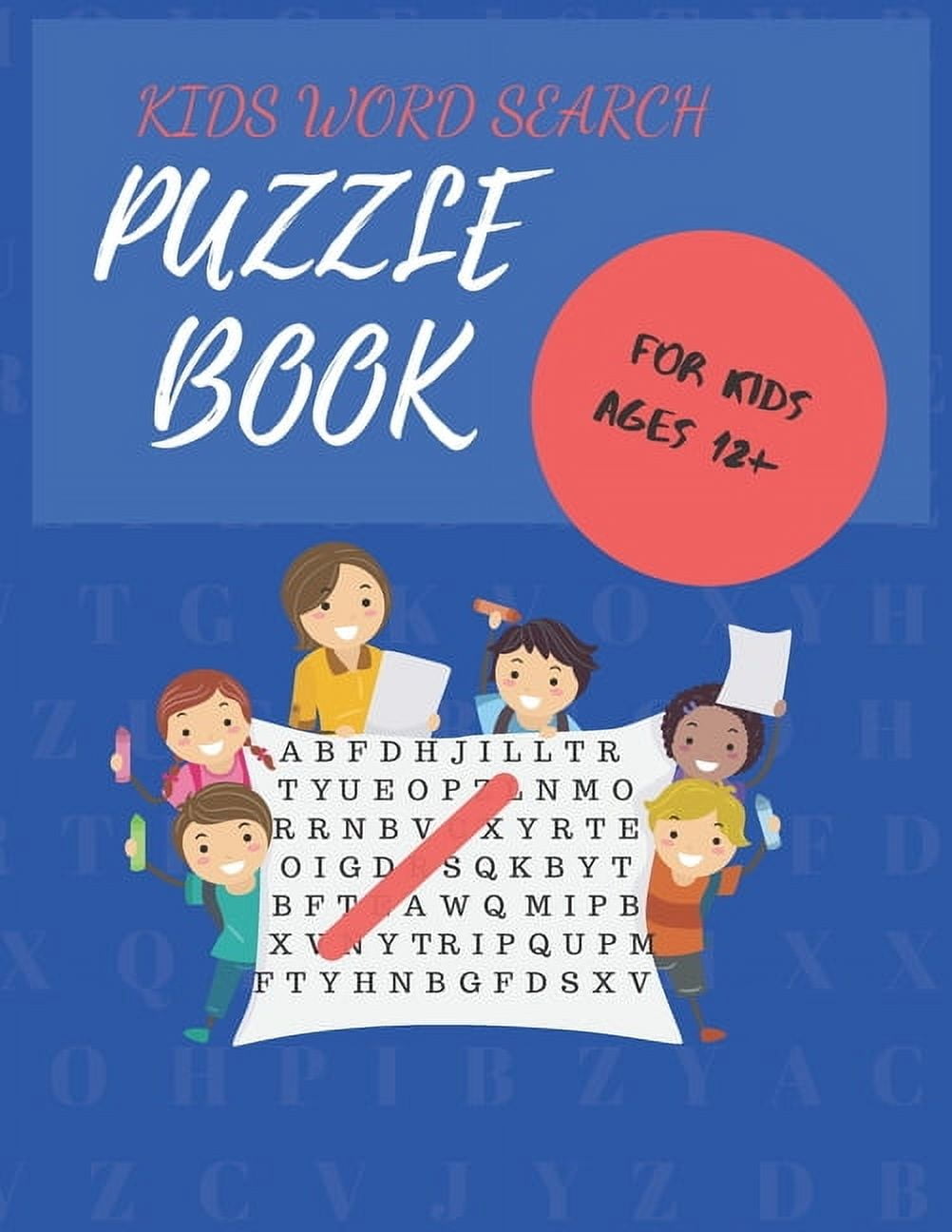 KIDS WORD SEARCH PUZZLE BOOK for kids ages 12+: word search puzzle ...
