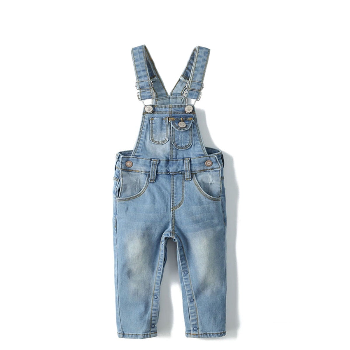 KIDSCOOL SPACE Baby Boy Girl Jean Overalls,Toddler Slim Cute Denim ...