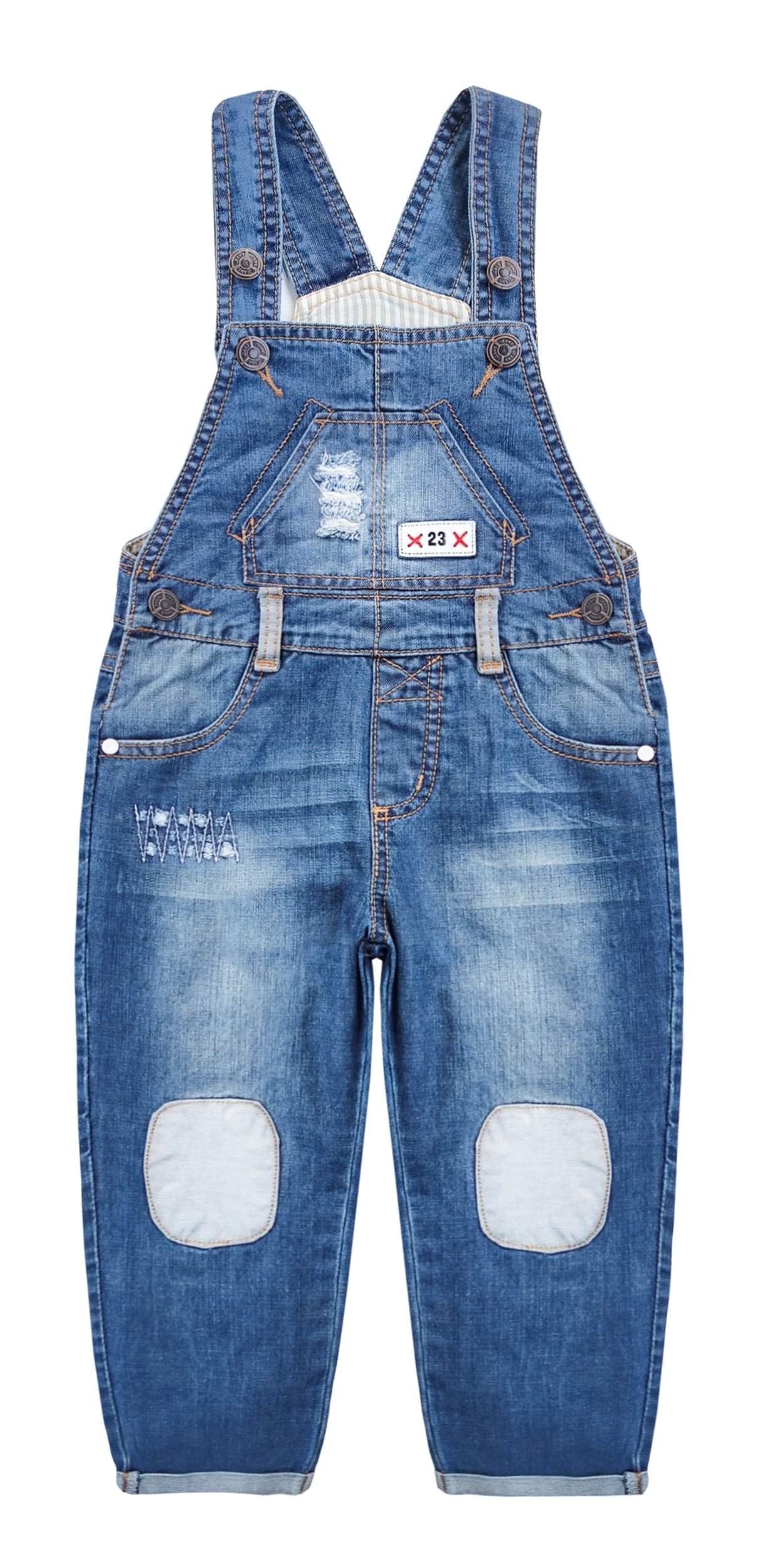 KIDSCOOL SPACE Baby Denim Overall,Toddler Little Soft Cute Jean Jumper ...
