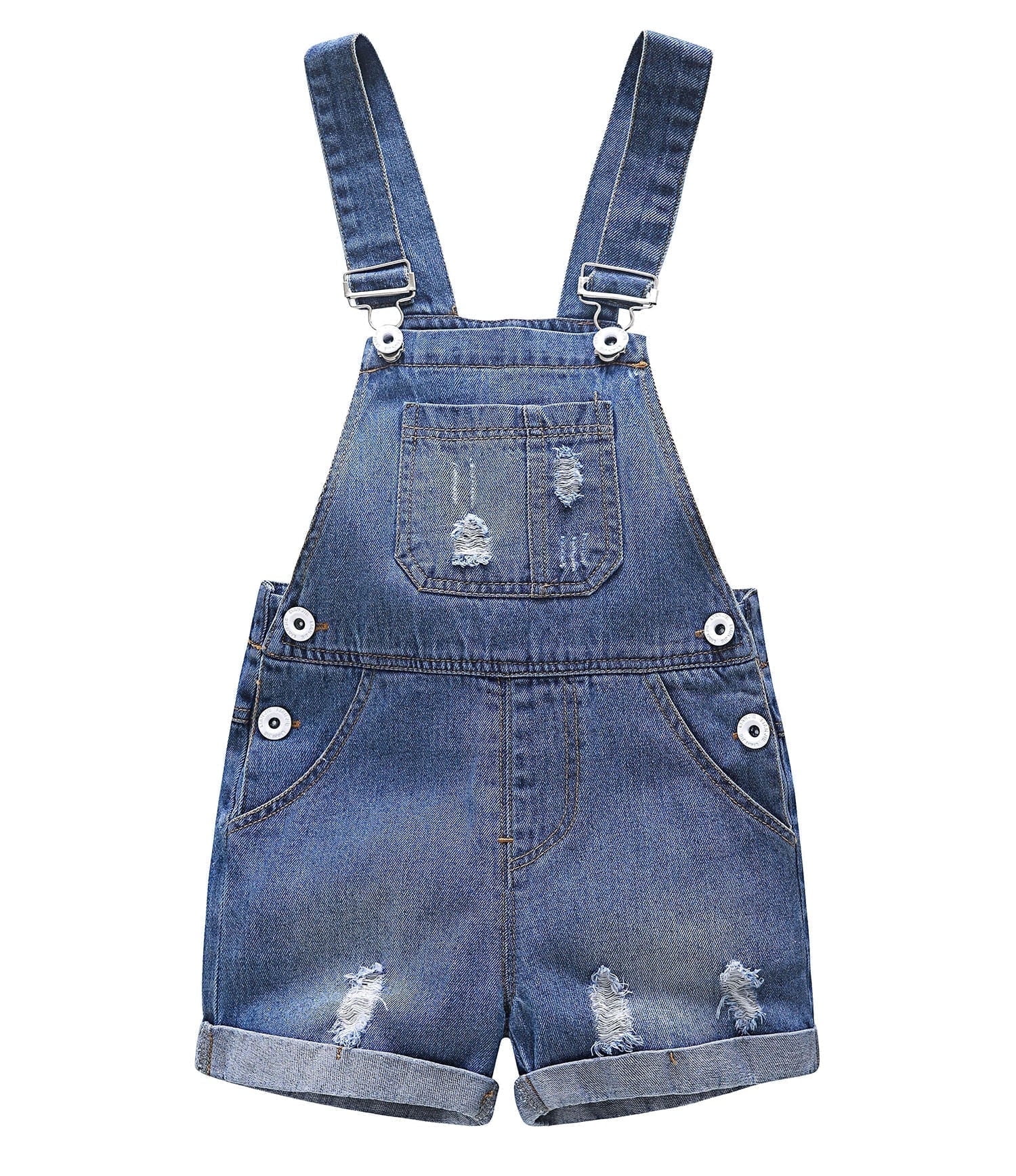 KIDSCOOL SPACE Baby Girl Boy Jean Overalls,Toddler Summer Denim ...