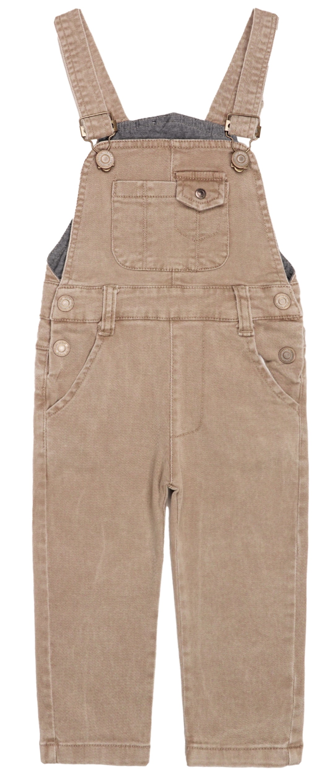 KIDSCOOL SPACE Baby Little Girls Canvas Overalls,Toddler Boys Ripped ...