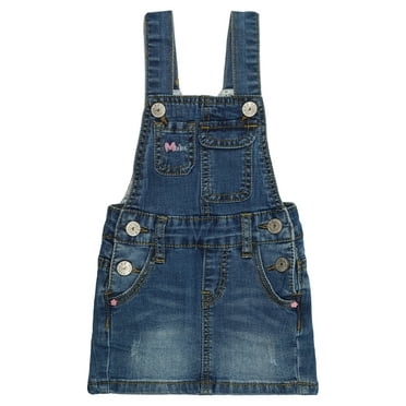 KIDSCOOL SPACE Baby Little Girls Skirt,Ripped Soft Strechy Denim Girls ...