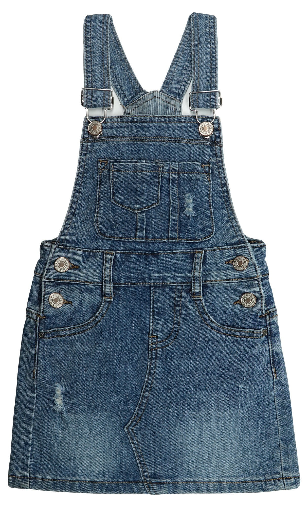 KIDSCOOL SPACE Baby Little Girls Skirt,Ripped Soft Strechy Denim Girls ...