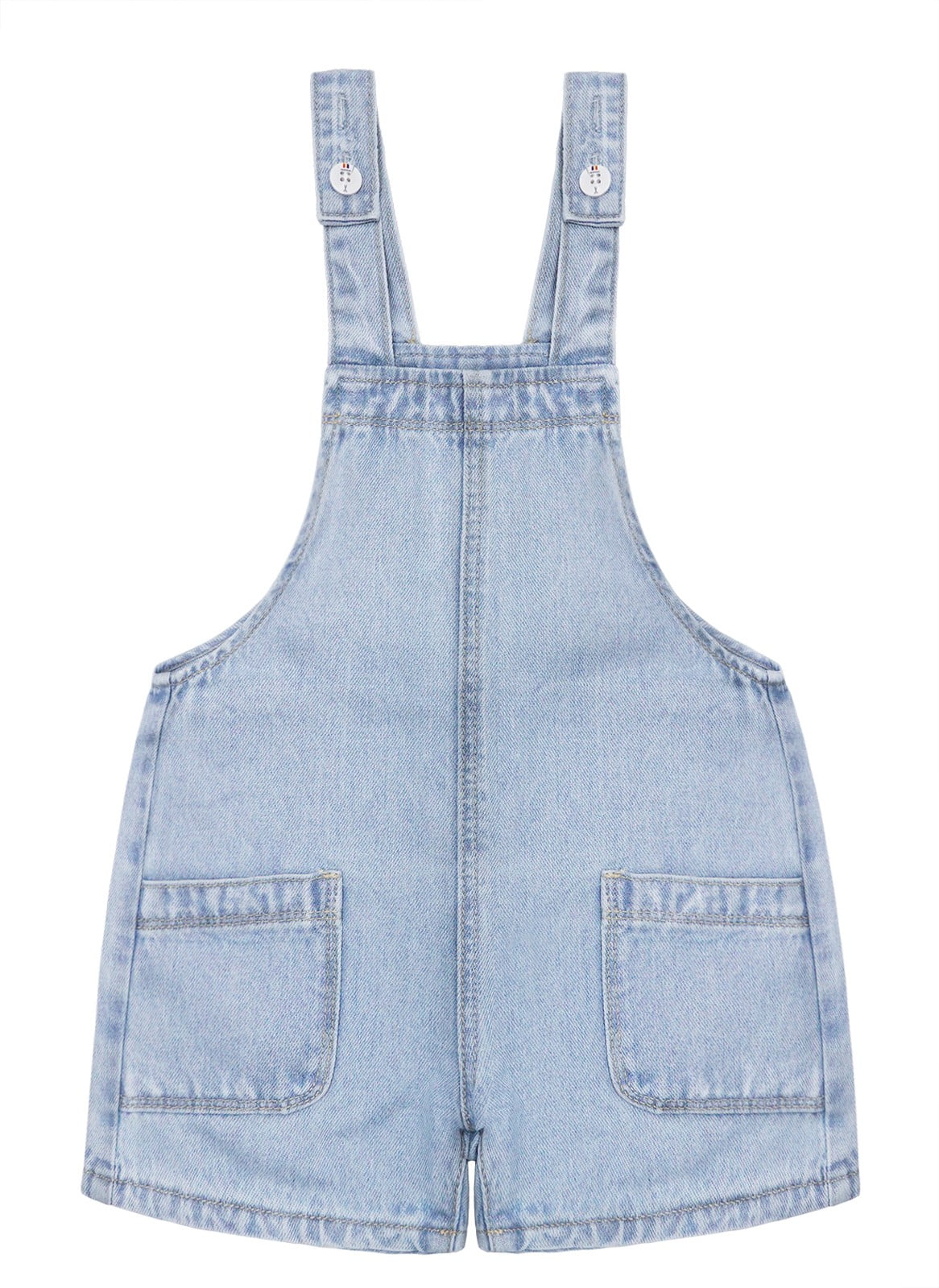 KIDSCOOL SPACE Girls Boys Jeans Shorts,Simple Design Adjustable Straps ...