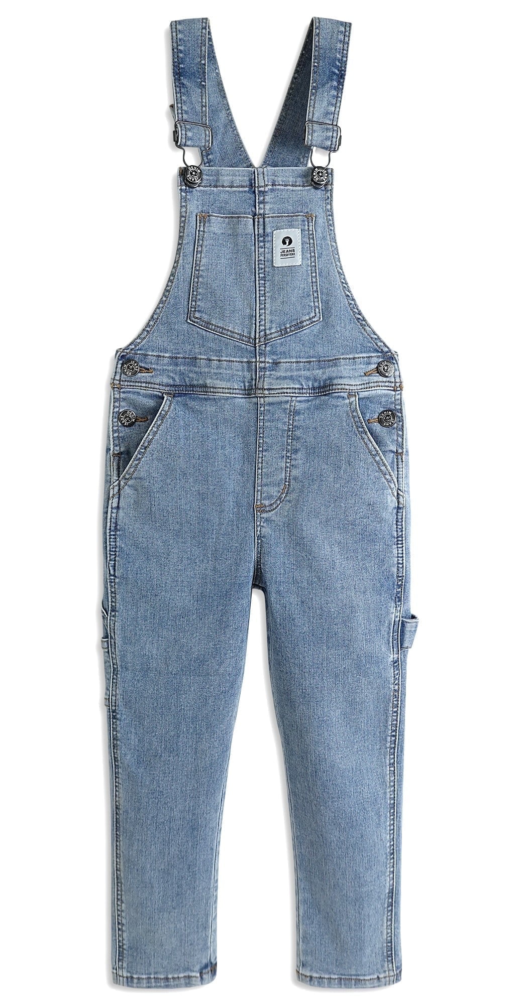 KIDSCOOL SPACE Girls Denim Overalls,Little Big Kids High Stretchy Jean ...