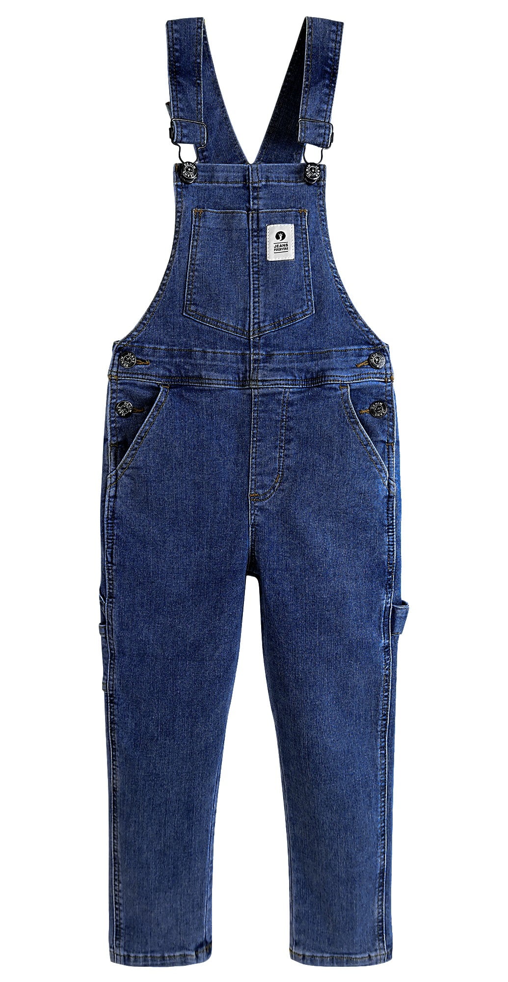 KIDSCOOL SPACE Girls Denim Overalls,Little Big Kids High Stretchy Jean ...