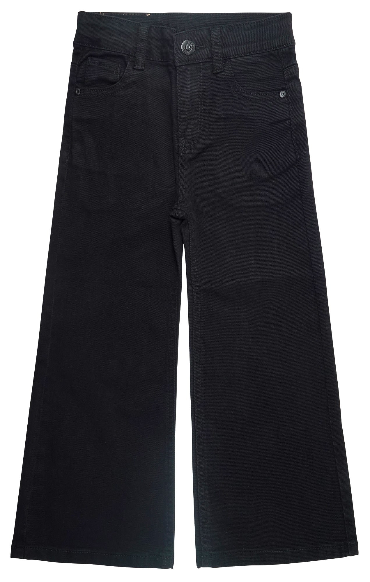 KIDSCOOL SPACE Girls Flare Jeans,Little Big Girl Distressed Holes Wide ...