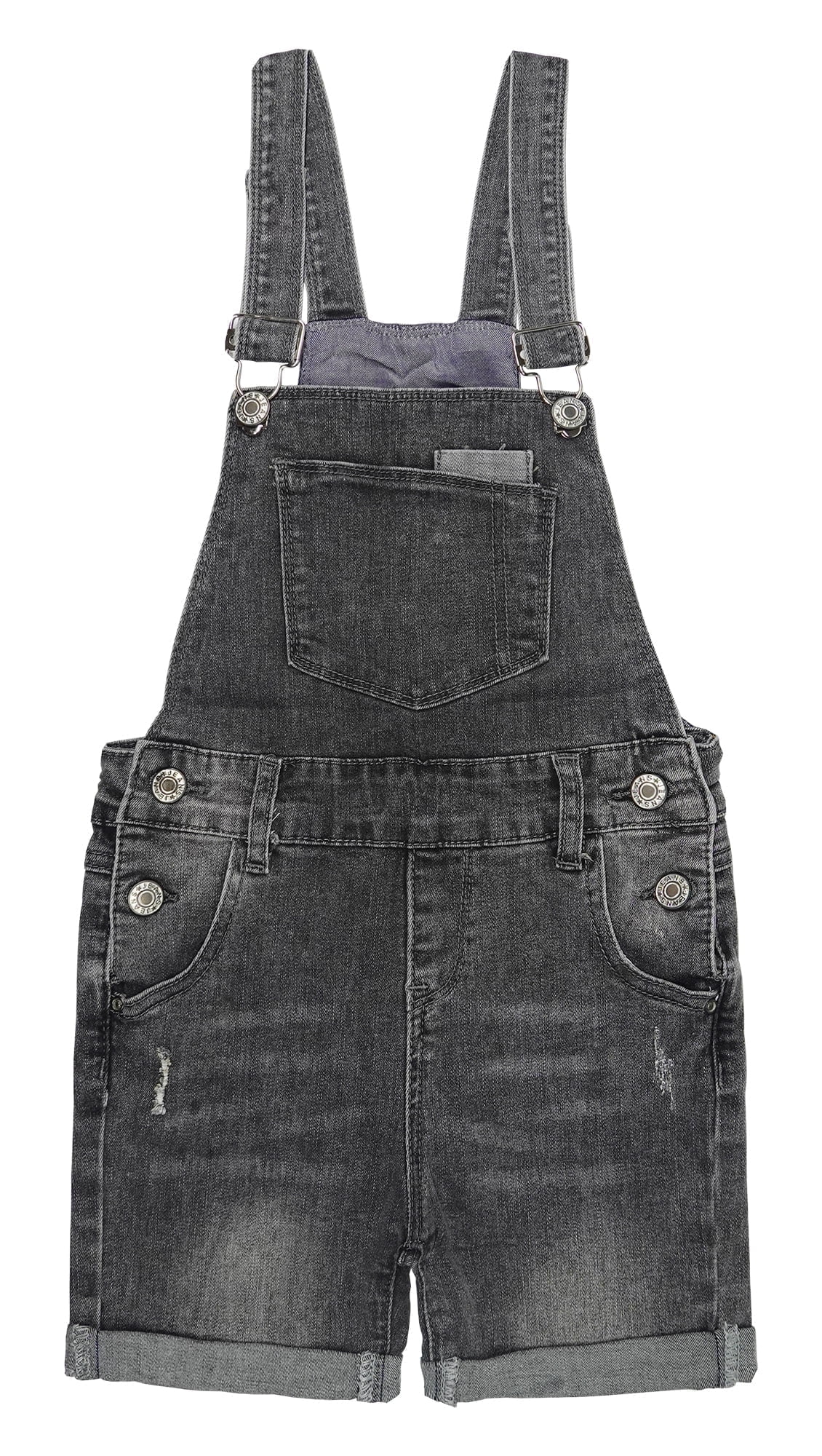 KIDSCOOL SPACE Girls Shorts,Little Girls Big Bibs Washed Soft Summer ...