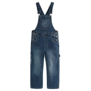 KIDSCOOL SPACE Children Denim Overalls, Adjustable Straps, Small Bib ...