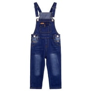 KIDSCOOL SPACE Children Denim Overalls, Adjustable Straps, Small Bib ...