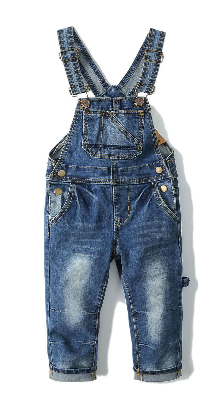 KIDSCOOL SPACE Little Girl Boy Ripped Denim Cute Slim Pants Jean ...