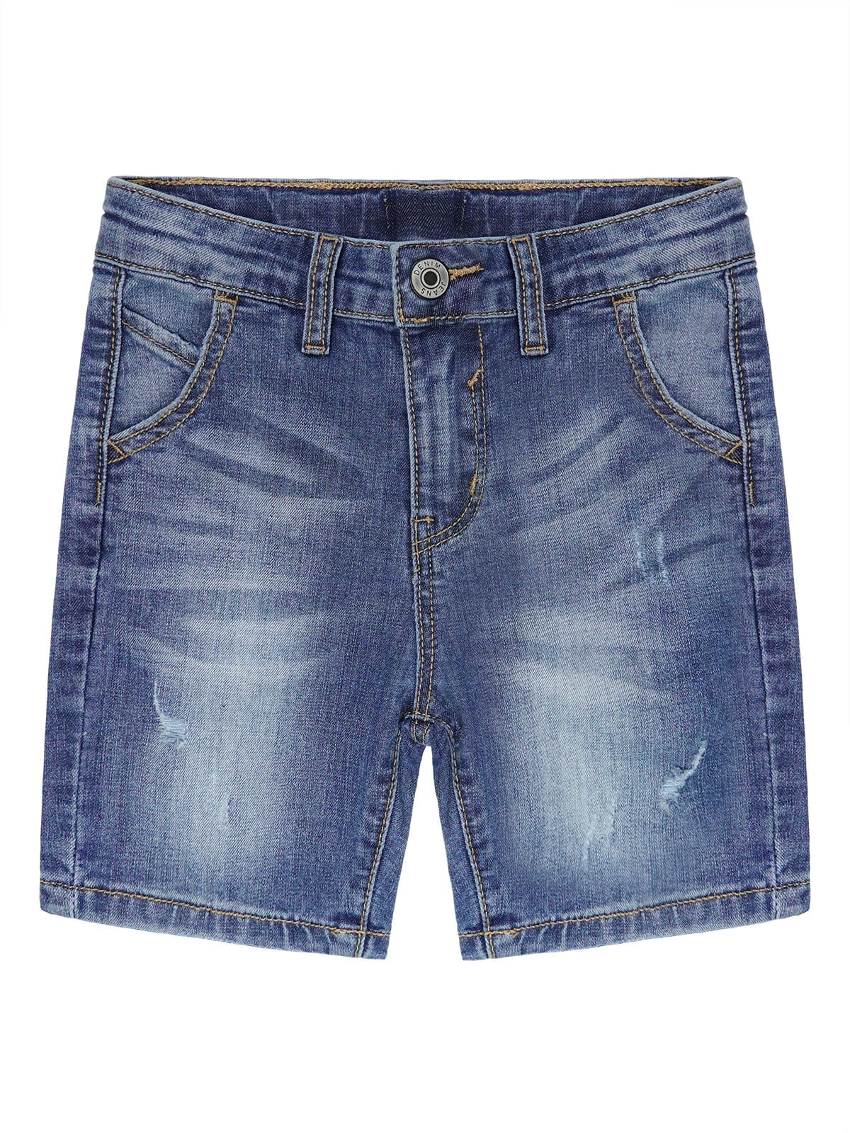 KIDSCOOL SPACE Little Girls Boys Jeans Shorts,Ripped Simple Design Cute ...