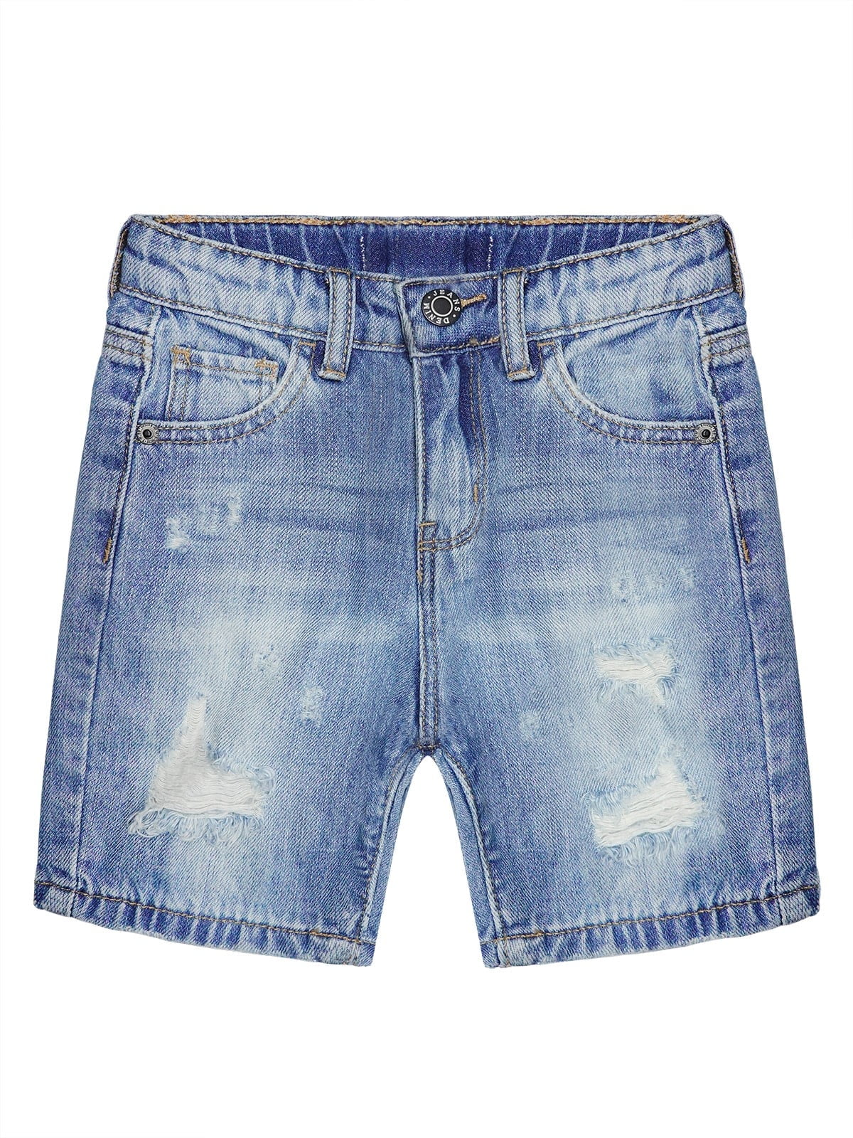 KIDSCOOL SPACE Little Girls Boys Jeans Shorts,Ripped Simple Design Cute ...