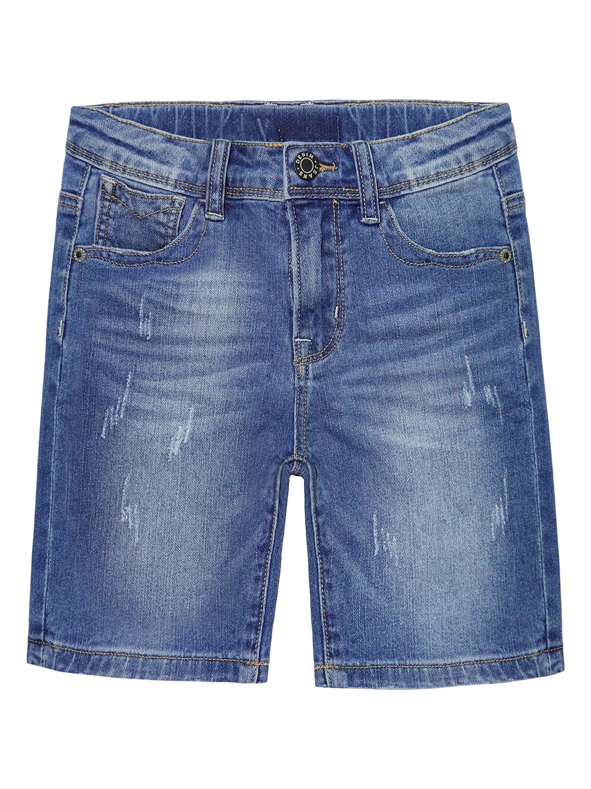 KIDSCOOL SPACE Little Girls Boys Jeans Shorts,Ripped Stretchy Simple ...