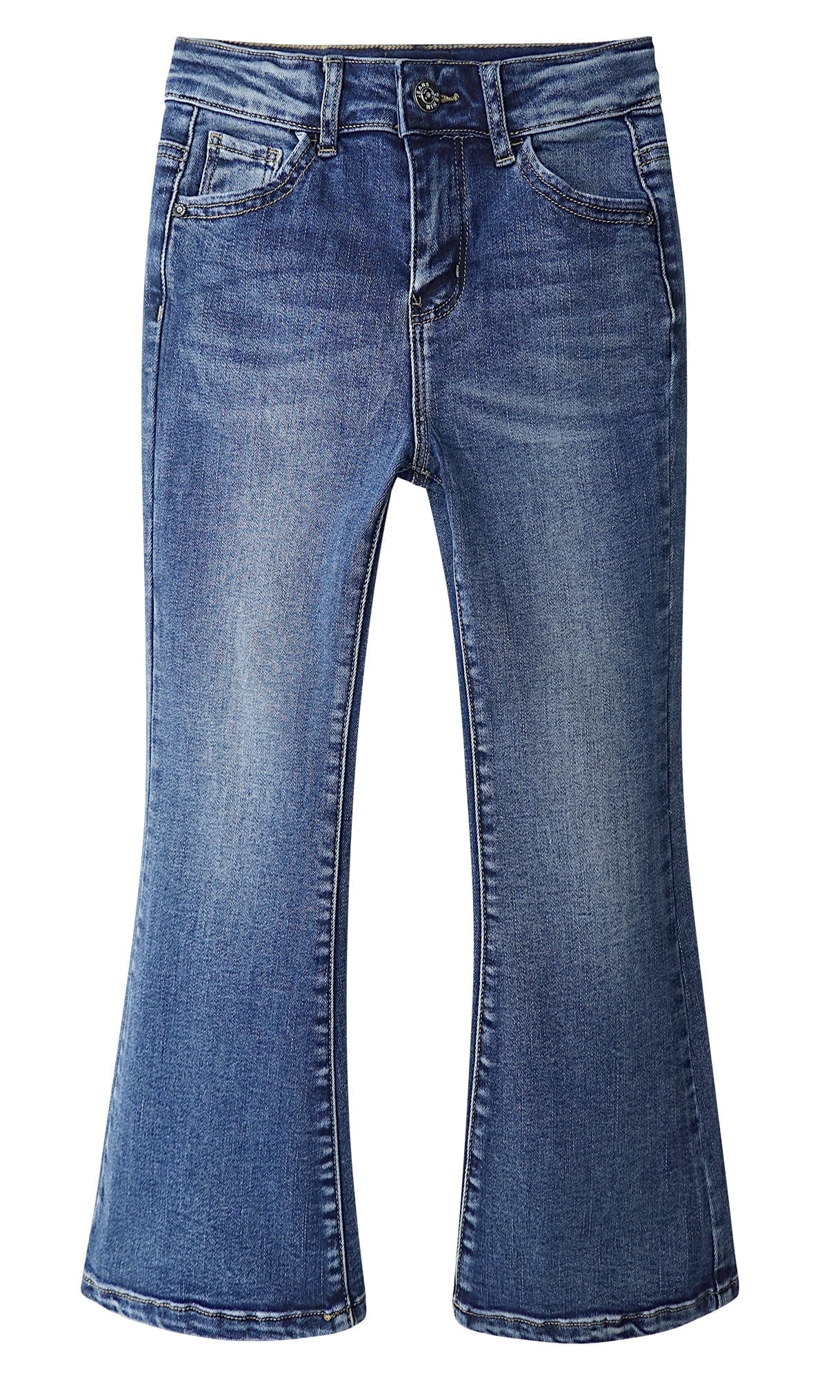 KIDSCOOL SPACE Little Girls Jeans, 18M-14T Wide Size Range Bell ...