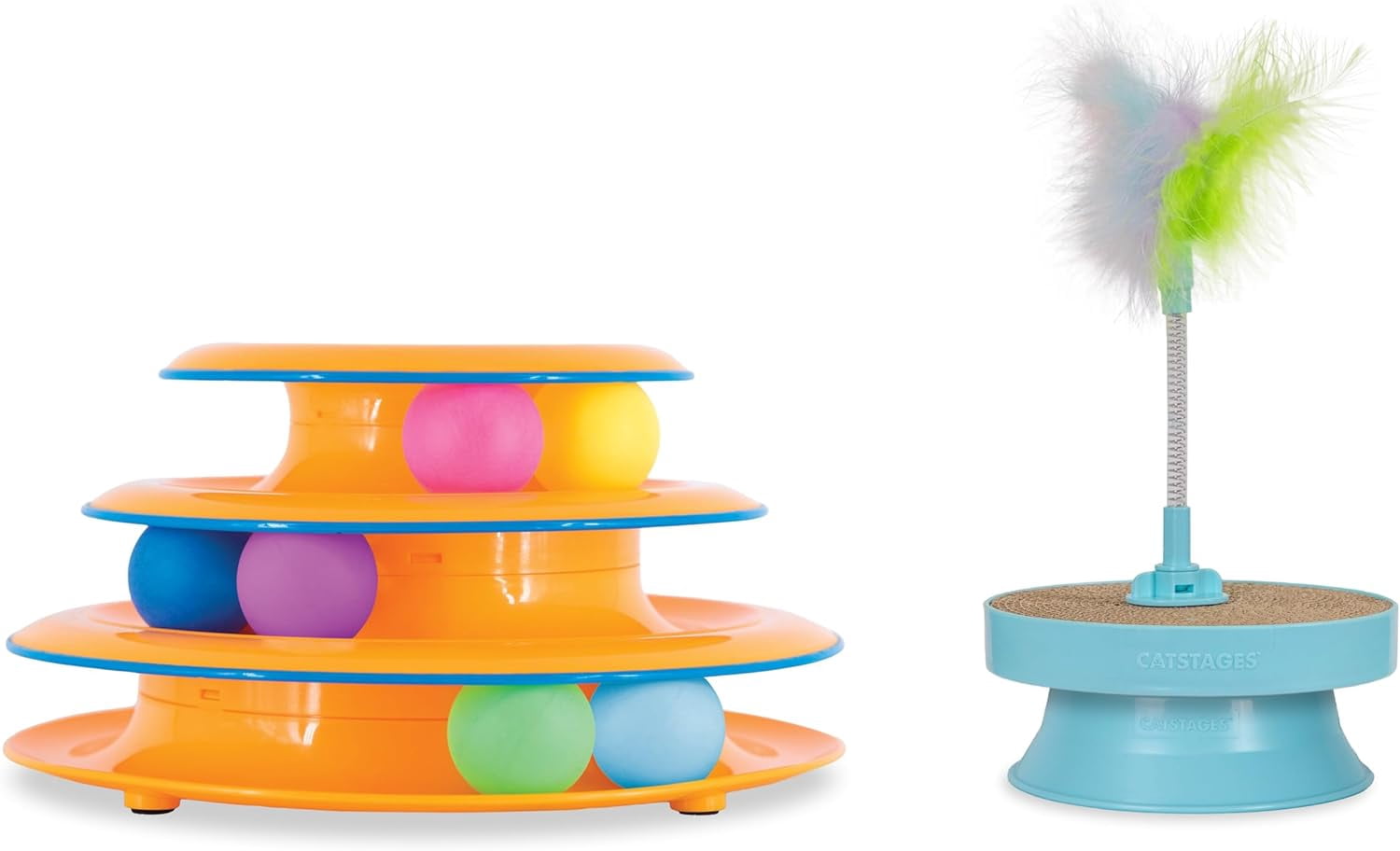 KIDSTRONG Tower of Tracks & 2-in-1 Topper with Feather Swatter ...