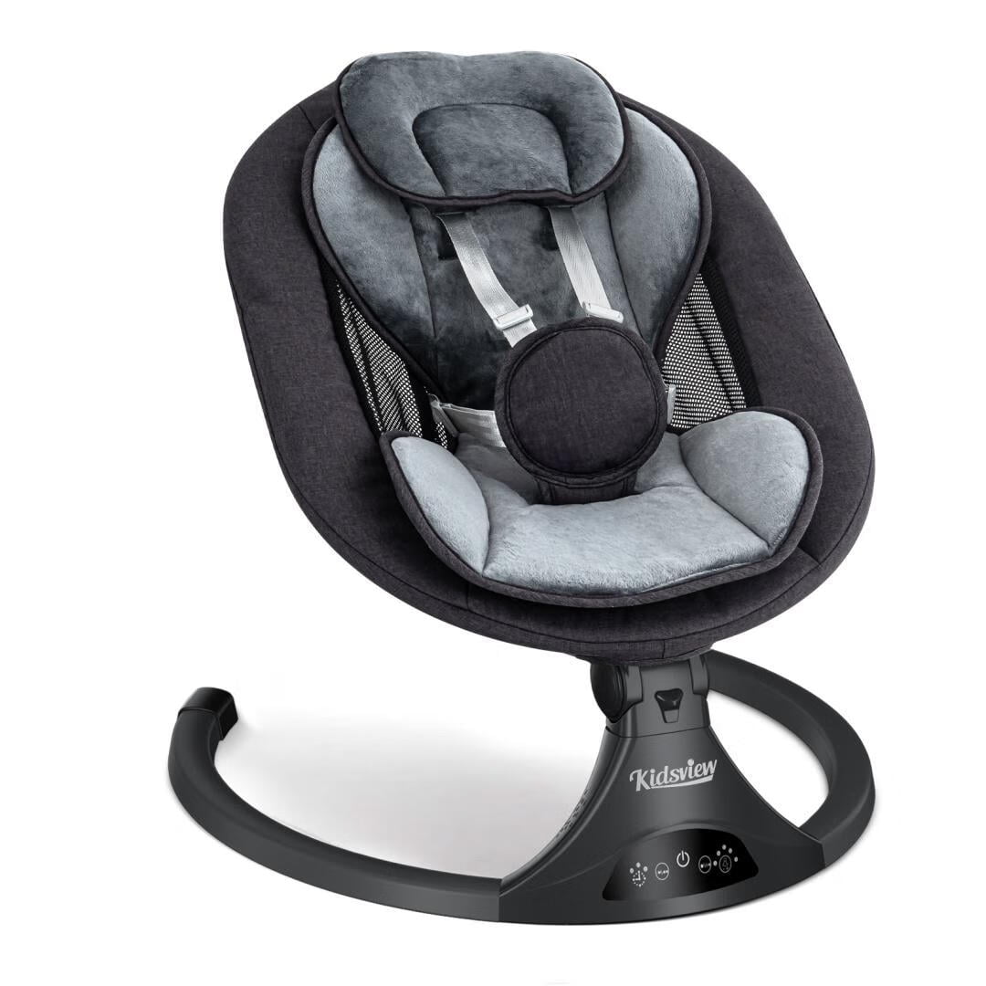 KIDSVIEW Electric Baby Swing for Infants, Portable Baby Swings with ...
