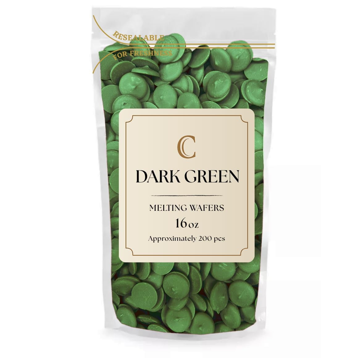 KIDU Dark Green Chocolate DEF29 Melting Wafers 16 Ounces Bulk Perfect ...